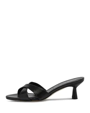 AeydĒ Vero Nappa Leather Sandals - Black