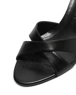 AeydĒ Vero Nappa Leather Sandals - Black