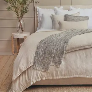 POM POM AT HOME Georgie Duvet, King - Natural