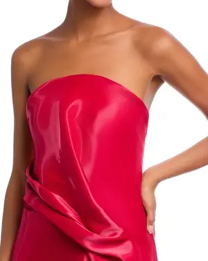 KATE BARTON Liquid Gown - Raspberry