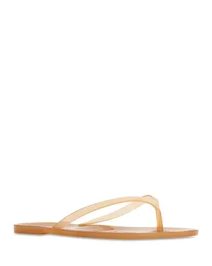 BLACK SUEDE STUDIO Crystal Jelly Flip Flops