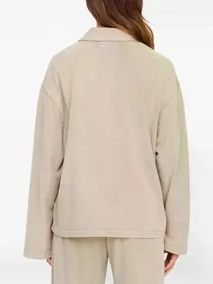 The Upside Soho Rhea Buttoned Polo Shirt - Neutrals