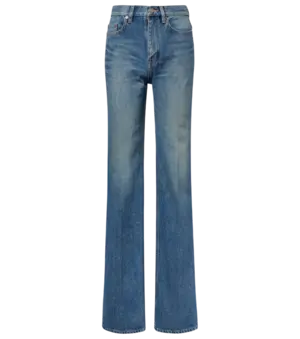 Saint Laurent Yves Flared Jeans - Blue
