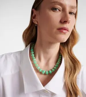 Ileana Makri Beaded Gemstone Necklace