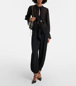 GIANVITO ROSSI Leather Slingback Pumps