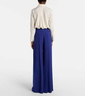 Max Mara Valico Pleated Wide-leg Pants