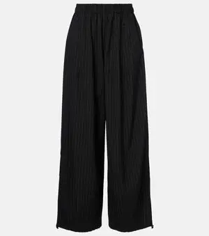 Women's Pinstripe Wide Leg Pants
