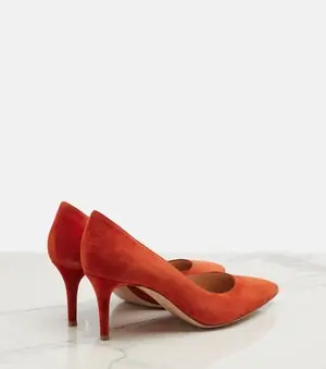 GIANVITO ROSSI Suede Pumps - Orange