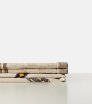 Gucci Gg Printed Wool Blanket
