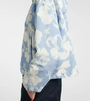 Moncler Floral Hooded Jacket