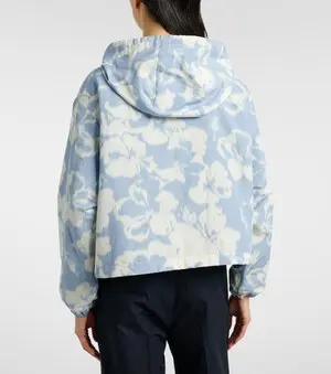 Moncler Floral Hooded Jacket