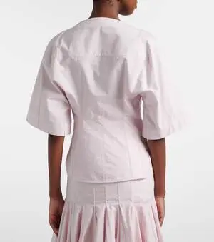 Jacquemus Moisson Cotton Poplin Shirt - Pink