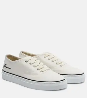 Jacquemus Fefe Canvas Sneakers - White