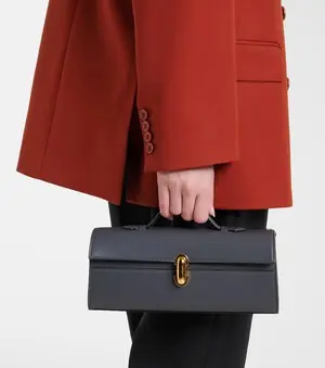 Savette Symmetry Slim Top-handle Bag - Grey
