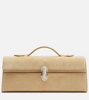 Savette Symmetry Slim Top-handle Bag - Beige