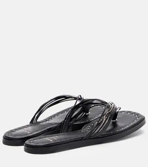 Sacai Leather Thong Sandals