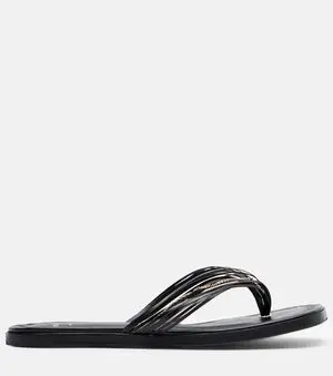 Sacai Leather Thong Sandals