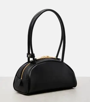 Miu Miu Beau Small Leather Bowling Bag - Black