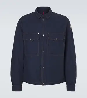 Moncler Single Breasted Overshirts For Men