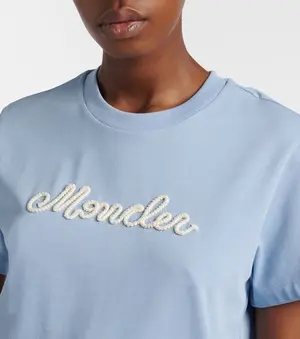 Moncler Logo Cotton Jersey T-shirt