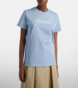 Moncler Logo Cotton Jersey T-shirt