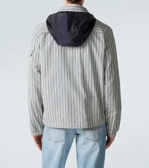 Moncler Havas Striped Poplin Blouson