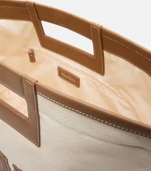 Max Mara Small Canvas Tote Bag