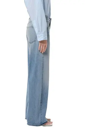 AGOLDE Low Curve Baggy Jeans - Reset Medium Indigo