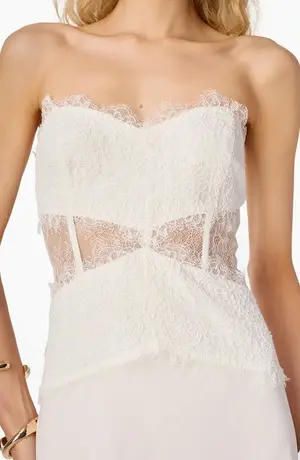 Cami Nyc Lucienne Strapless Gown - White