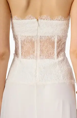 Cami Nyc Lucienne Strapless Gown - White