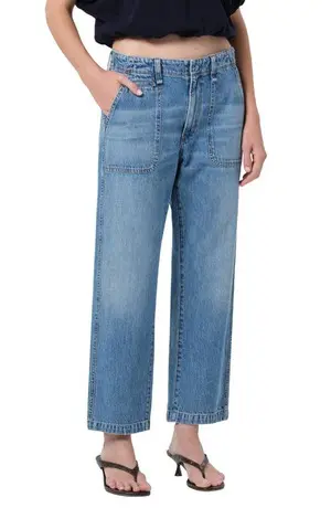 Citizens Of Humanity Winslow Utility Ankle Jeans - Rowena Light/medium Indigo