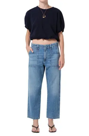 Citizens Of Humanity Winslow Utility Ankle Jeans - Rowena Light/medium Indigo