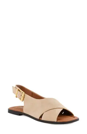 Seychelles Criss-cross Slingback Sandal - Sand