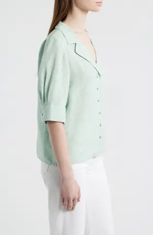 Rag & Bone Carmella Woven Shirt - Mint