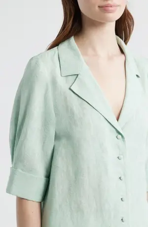 Rag & Bone Carmella Woven Shirt - Mint