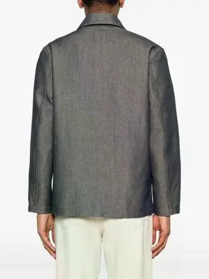 Sandro Denim-effect Worker Jacket