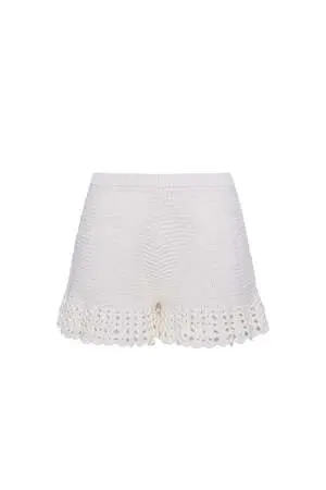 Cara Cara Elodie Crochet Short - Ivory