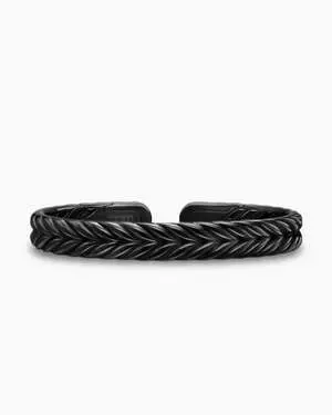 David Yurman David Yurman Chevron Flex Bracelet Black Titanium