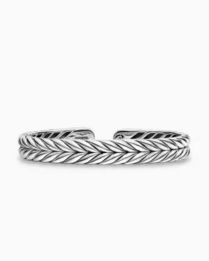 David Yurman David Yurman Chevron Flex Bracelet All Sterling Silver