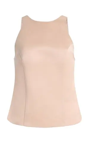 ALFIE Backless Sateen Top Pink