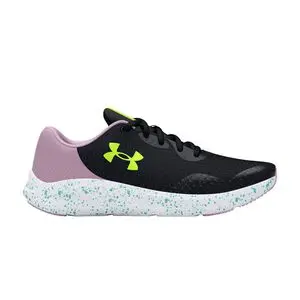 Under Armour Charged Pursuit 3 Gs Athletic Sneakers - Black