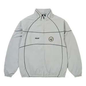 PALACE Pro Team Piped Shell Jacket - Grey