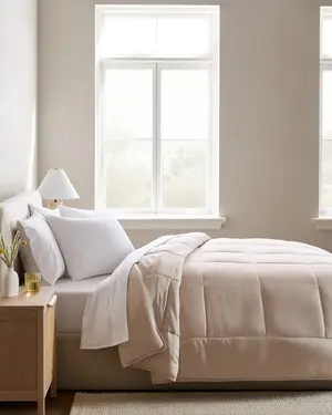 Quince Bamboo Comforter - Sand