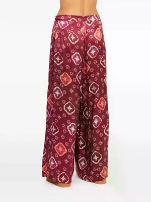 The Upside Miri Kato Wide-leg Silk Trousers
