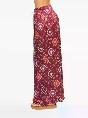 The Upside Miri Kato Wide-leg Silk Trousers