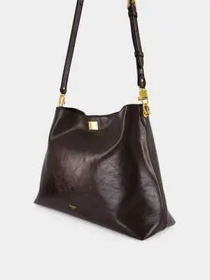 Dolce & Gabbana Large Vittoria Shoulder Bag - Brown