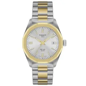 TISSOT PRC 100 Solar Silver Dial Watch 34mm Tt