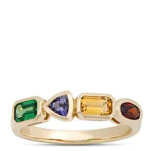 Benbridge 14k Yellow Gold Multicolor Gemstone Ring - Multicolored