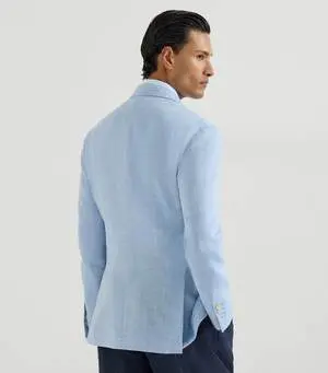 Brunello Cucinelli Linen-wool Deconstructed Blazer