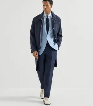 Brunello Cucinelli Linen-wool Deconstructed Blazer
